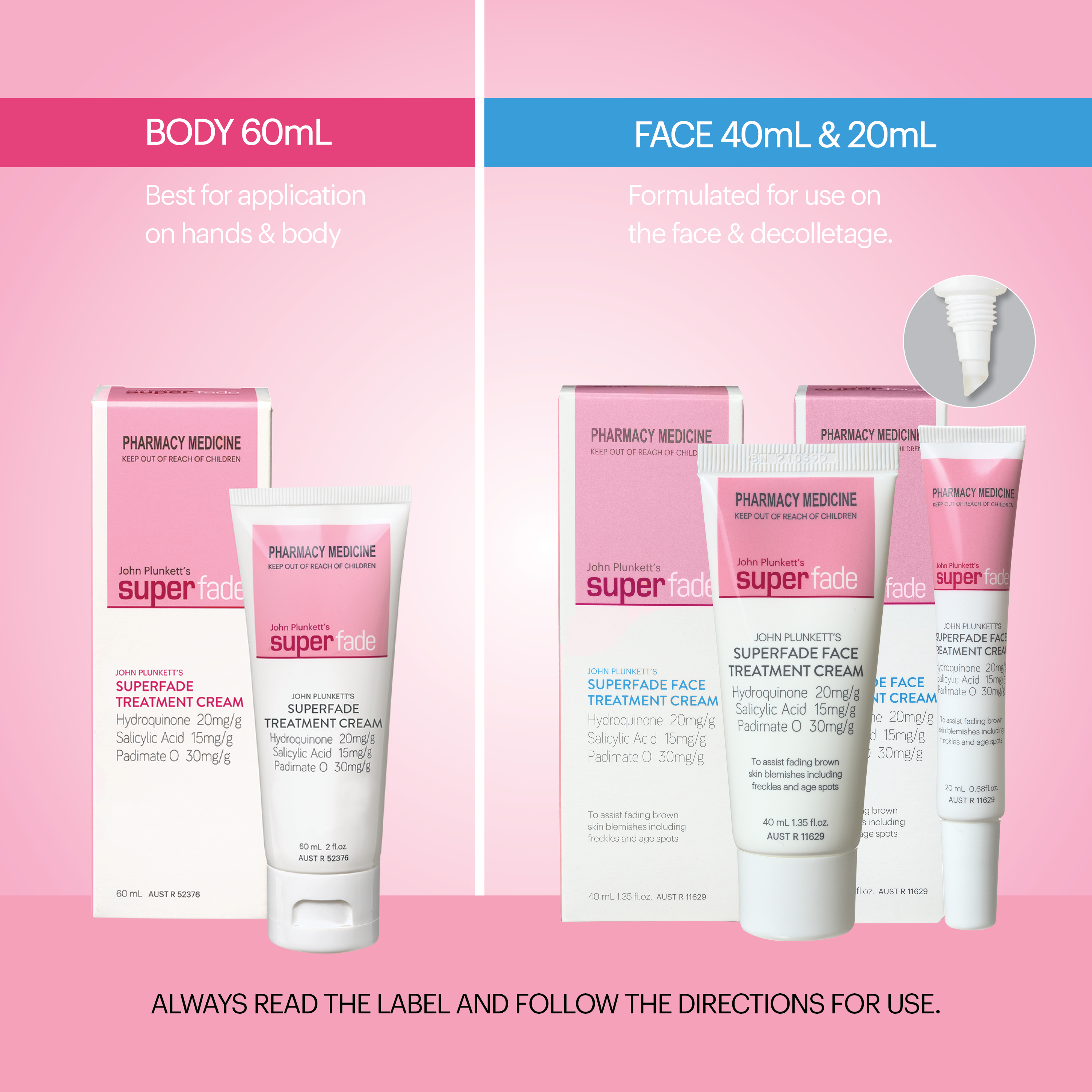 Hydroquinone Cream | John Plunkett's SuperFade Cream – Plunkett ...