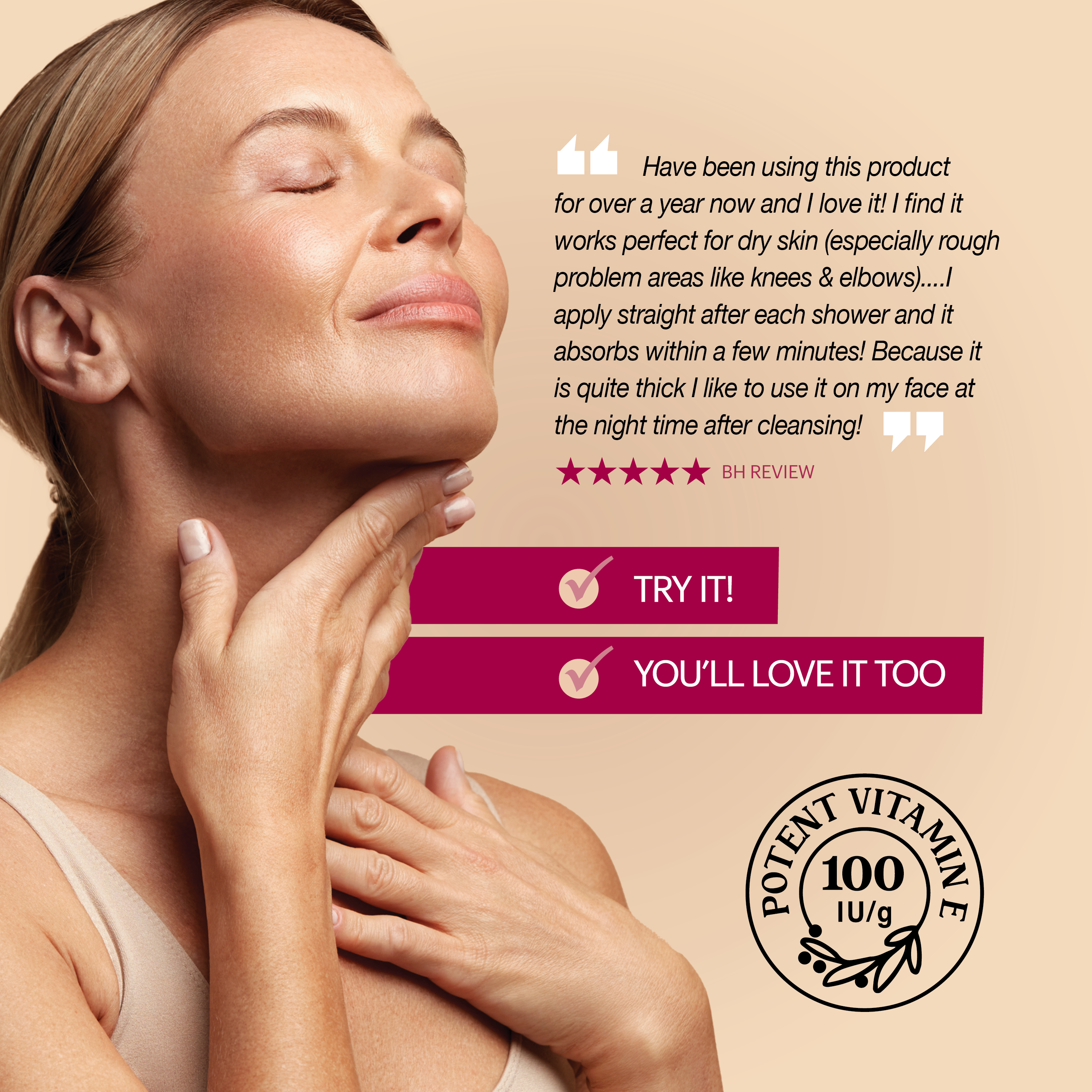 Vita E Natural Vitamin E Cream – Plunkett Pharmaceuticals